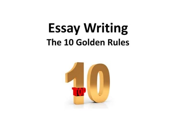 Essay Writing (Structure) | PPT