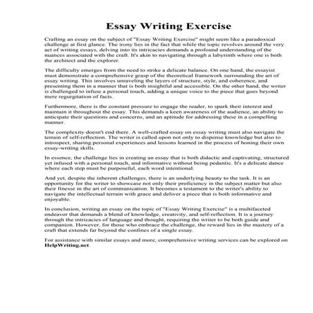 Essay Writing Exercise.pdf