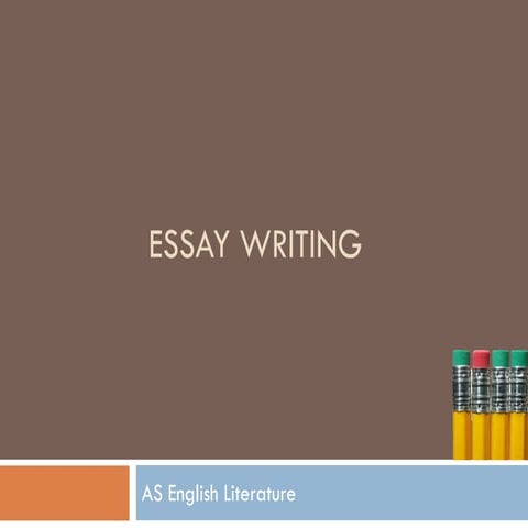 Essay Writing Guide | PPT