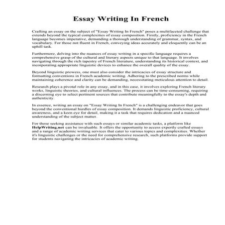 Essay Writing In French.pdf