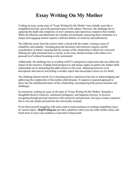 Essay Of Mother.pdf