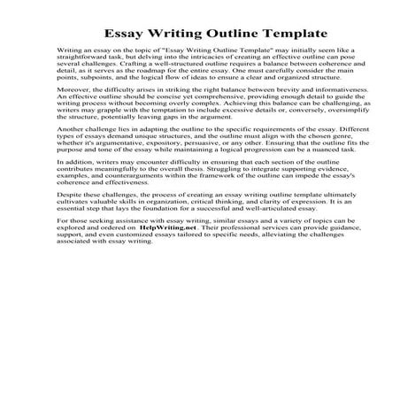 Example Of Expository Essay Writing | PDF