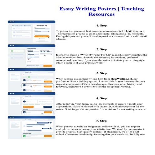 Essay Writing Posters Teaching Resources | PDF