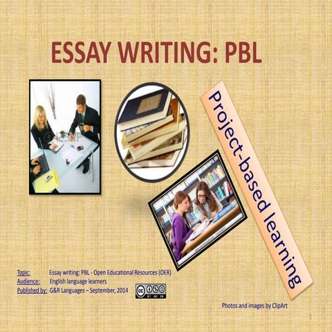 Essay Writing: Project-Based Learning (PBL) | PPTX
