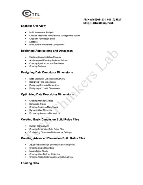 Calculation commands in essbase | DOCX