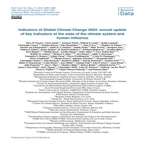 WMO The State of the Global Climate 2025 | PDF