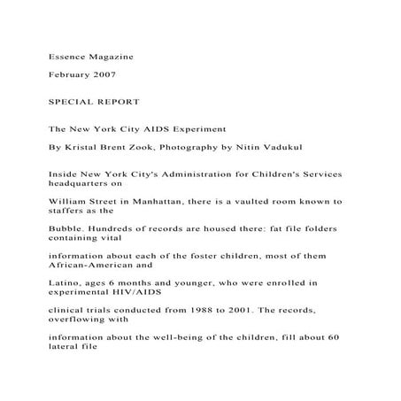 Essence MagazineFebruary 2007SPECIAL REPORTThe New.docx