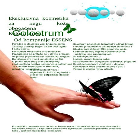 Essens kozmetika colostrum | PPT