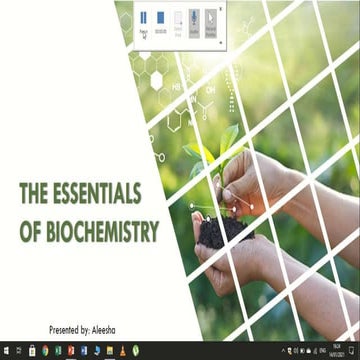 The essentials of biochemistry | PPT