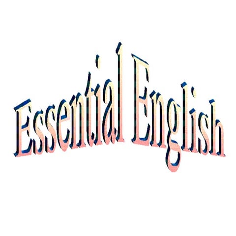 Essential English | PPT