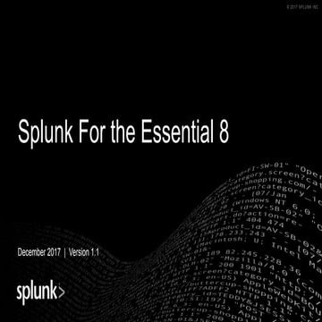 Essential 8 App for Splunk | PPTX