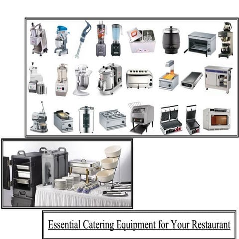 Essential catering equipment for your restaurant | PPT