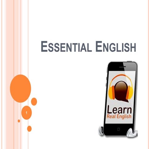 Essential english for students | PPTX