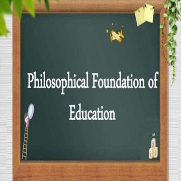 Essentialism- Philosophical Foundation of Education | PPTX
