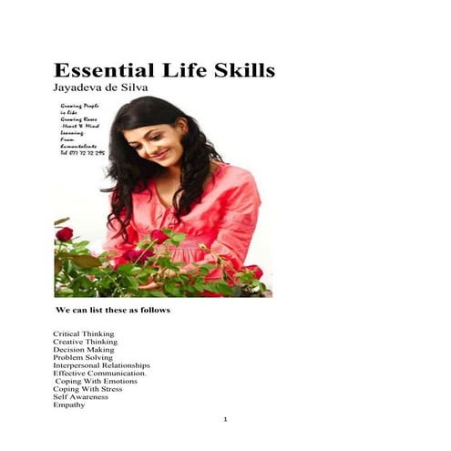 Essential life skills | DOCX