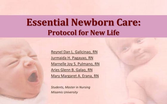 Care of the Newborn Handouts | PDF