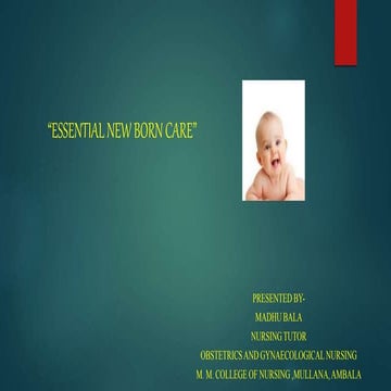 NEWBORN CARE | PPT