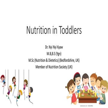 Nutrition in Toddlers | PPTX