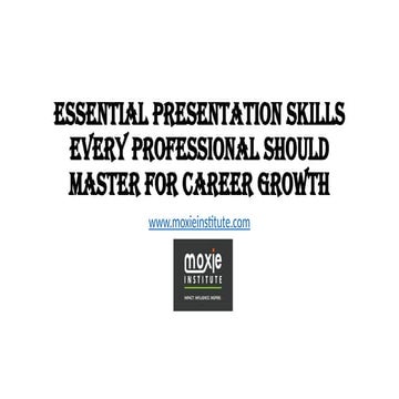 Essential Presentation Skills Every Professional Should Master for ...