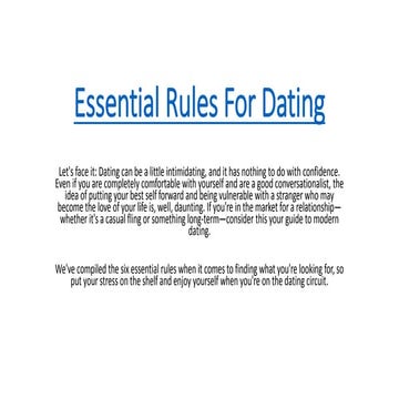 What couples do on first date? | PPTX