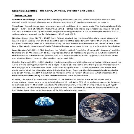 Essential science r1 | PDF | Biological Sciences | Science