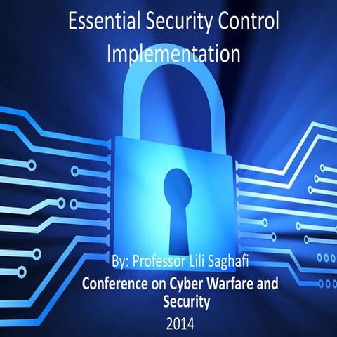 Essential Security Control Implementation In It Ppt