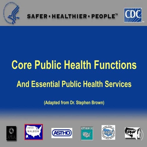 Essential services presentation (part 1) test | PPT