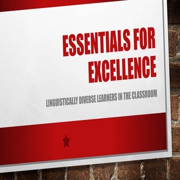 ELL Educators & Classroom Teachers: Collaborating for Success | PPTX