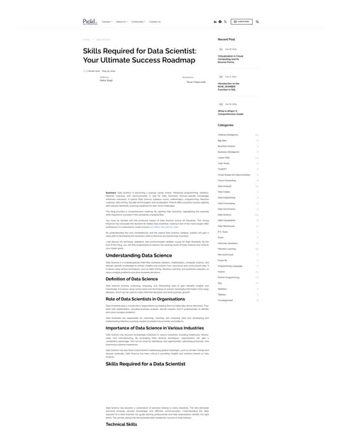 data science & machine learning prasentation | PPTX