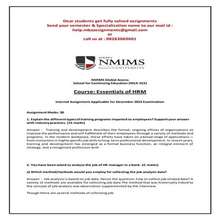 Essentials of hrm | DOCX