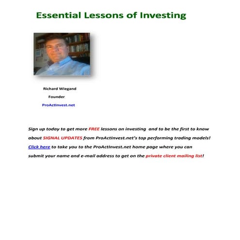 Essentials of Investing Series - Lesson 1 - How to become a millionaire ...