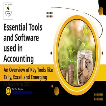 Essential Tools and Software Used in Accounting | PPTX