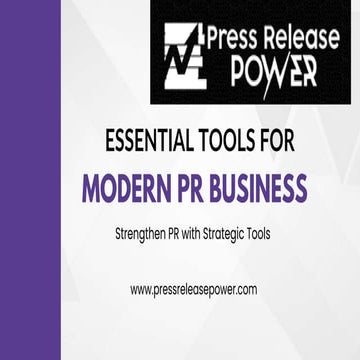Essential Tools for Modern PR Business .pptx