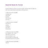 Essential Words For The Gre | PDF