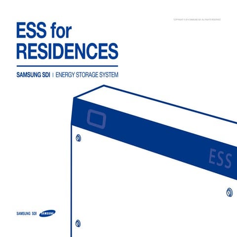 ESS for RESIDENCES | PDF | Power and Energy Industry | Industries