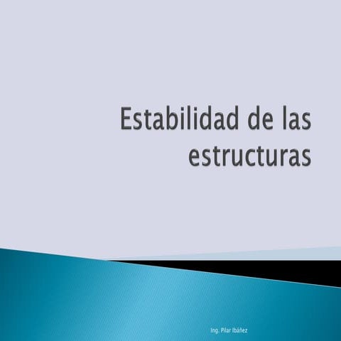 Estabilidad de las estructuras | PDF