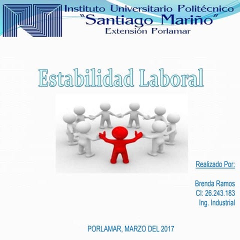 Estabilidad laboral | PPTX