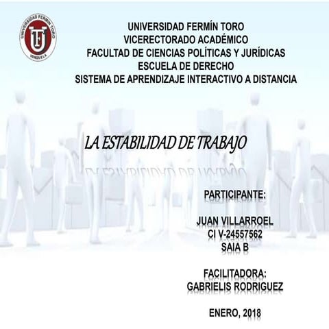 Estabilidad laboral | PDF