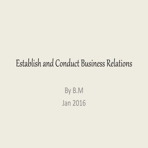 Establish and Conduct Business Relations.pptx