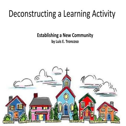 Establishing a new community | PPTX