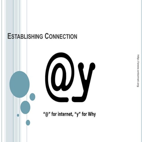 Establishing connection workshop | PPT