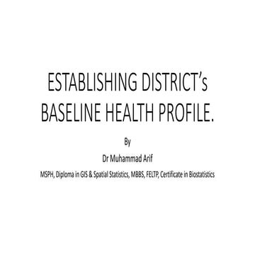 ESTABLISHING DISTRICT BASELINE HEALTH PROFILE.pptx