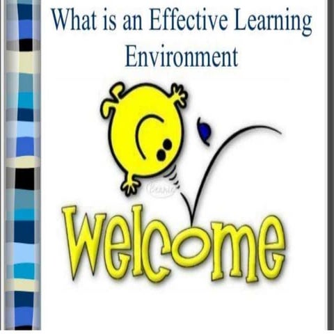Establishing effective learning environment | PPT