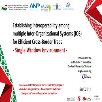Single window experience sharing workshop - CRIMSONLOGIC | PDF