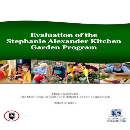 Stephanie Alexander Kitchen Garden Program | PDF