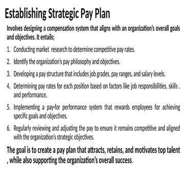 Establishing Strategic Pay Plan-1.pptx.. | PPT