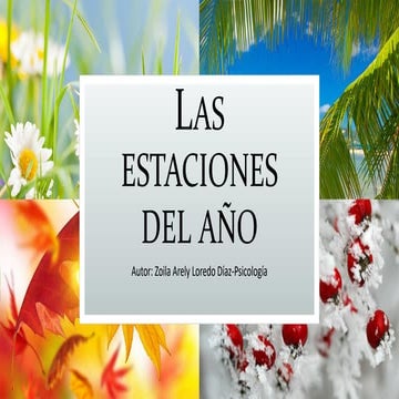 Las Estaciones del Año | PPTX