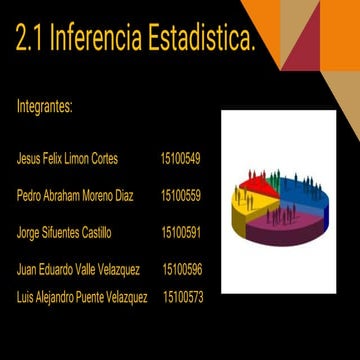 inferencia estadistica | PPTX