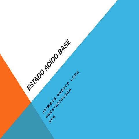 Estado acido base | PPTX