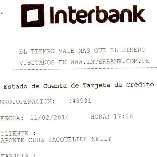 Estado de cuenta interbank - marzo 2013 | PDF